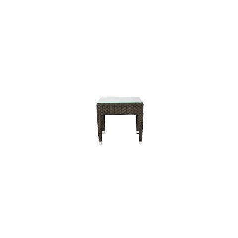 Source Furniture Zen End Table, Expresso Weave
